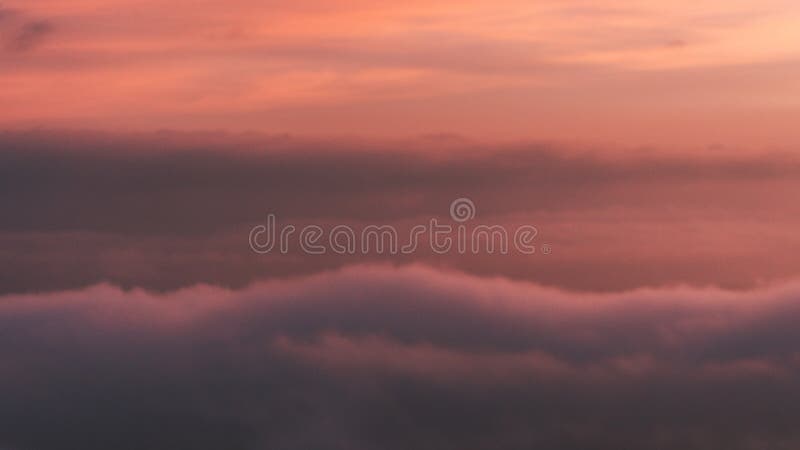 Mist and Clouds during Dusk Stock Image - Image of skies, mountains ...