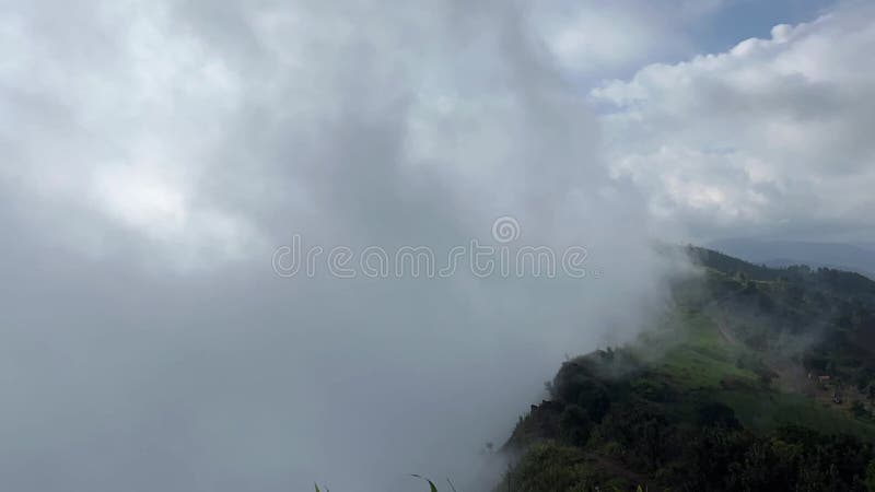 Mist Flows on the Mountain, Time Lapse of a Breathtaking Mountain ...
