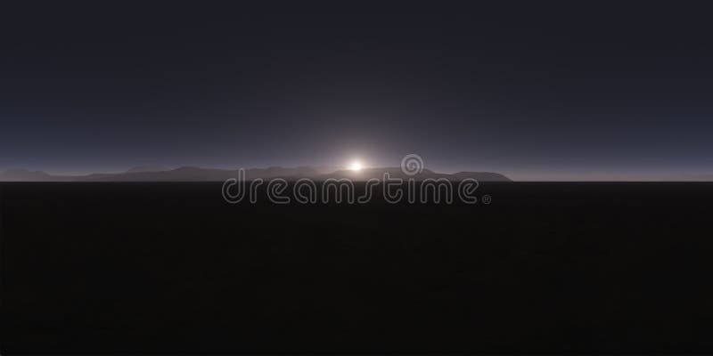 Mist Midnight Nature Hdri 360 Spherical Panorama 3d Rendering Stock ...