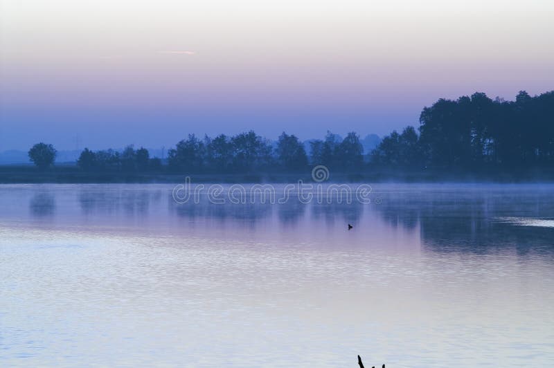 Mist morning stock photo. Image of sunrise, lake, nature - 1341646