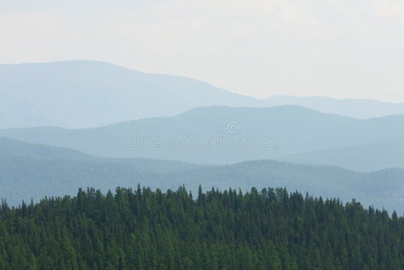 Mist over the mountains stock image. Image of beauty - 11356155