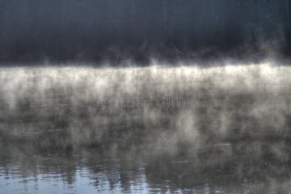 Mist Over Water stock image. Image of calm, sunrise, mist - 10805001