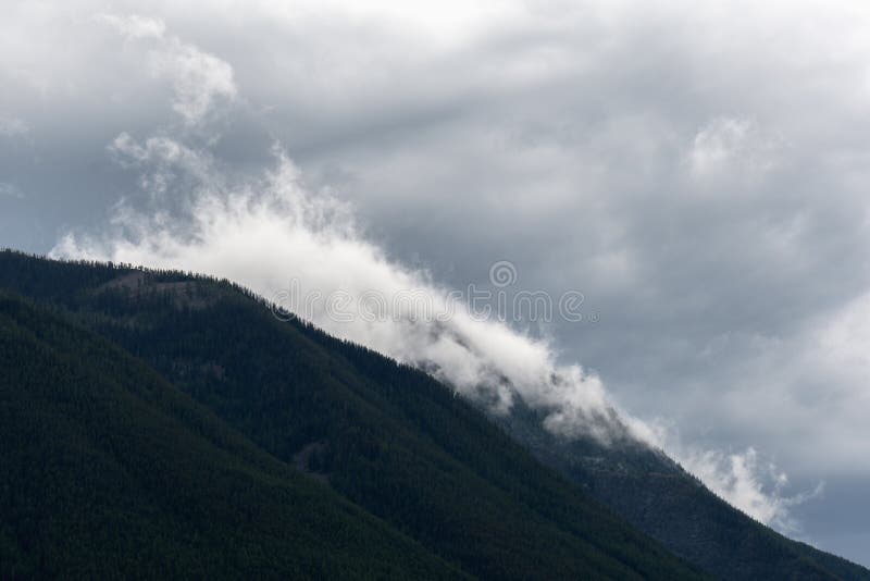 Mist Rising in Mountains after Storm Stock Image - Image of mountain ...