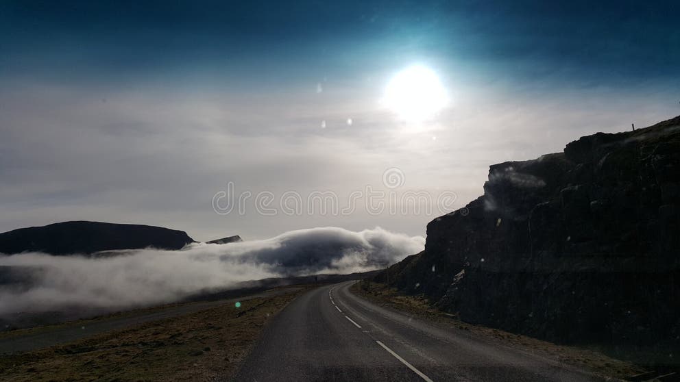 Mist rolling in stock image. Image of oudoor, mist, landscape - 61280323