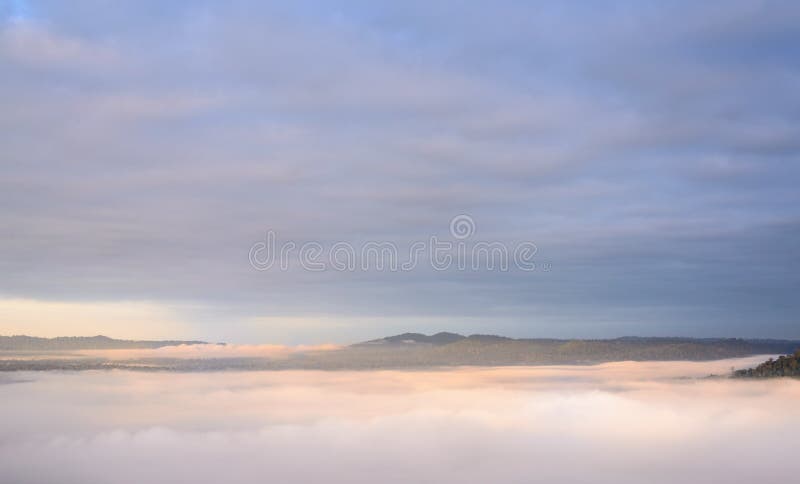 Mist and sky stock image. Image of natural, landscape - 61792789