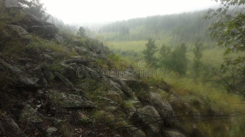 Mist in the valley stock photo. Image of distant, altitude - 231339586