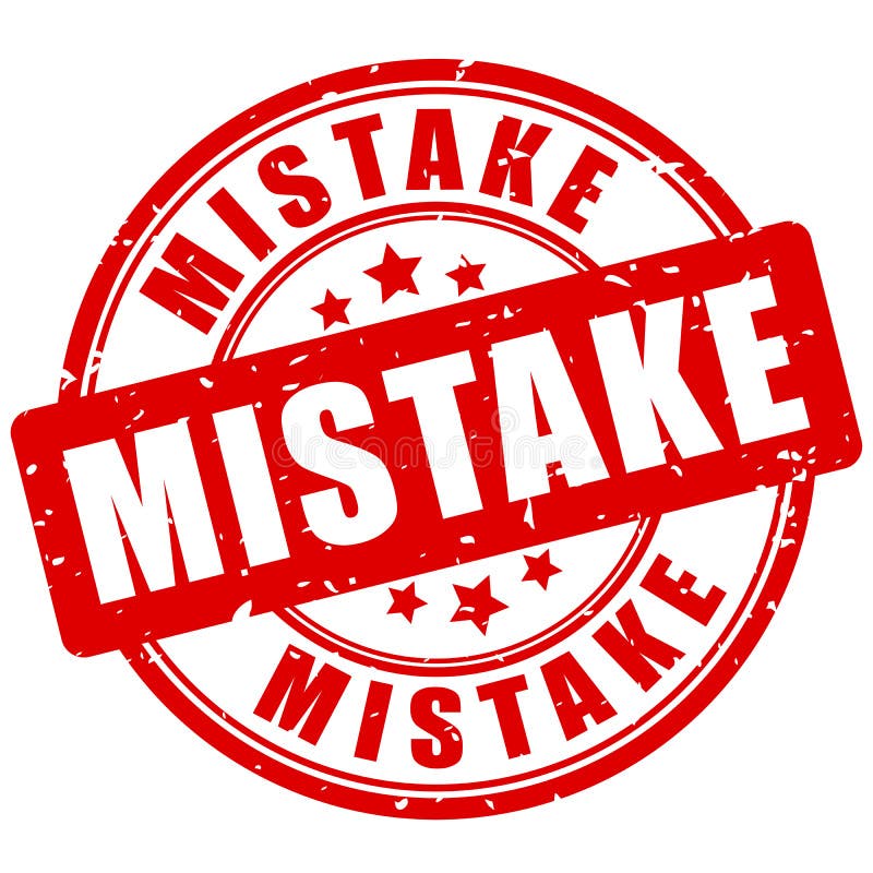 Mistakes Imprint Stock Illustrations – 11 Mistakes Imprint Stock ...