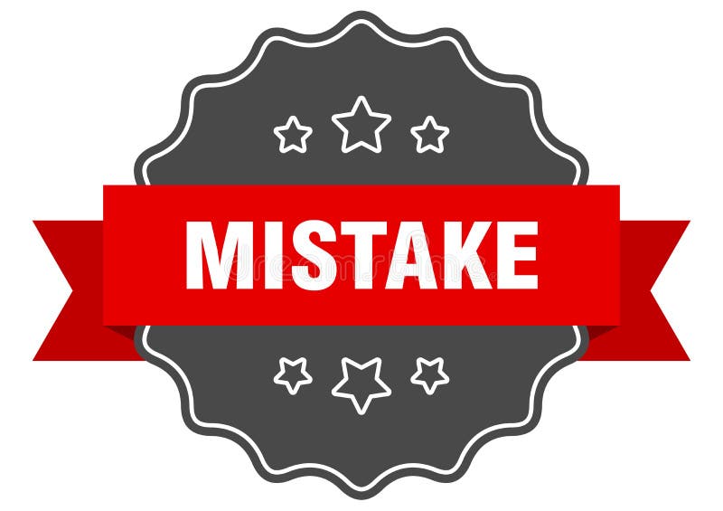 Mistake Stock Illustrations – 11,097 Mistake Stock Illustrations ...