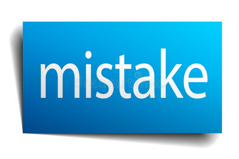 Mistake Red 3d Square Button Stock Vector - Illustration of inaccuracy ...