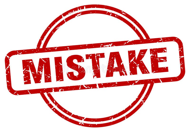 Mistake Stock Illustrations – 10,470 Mistake Stock Illustrations ...