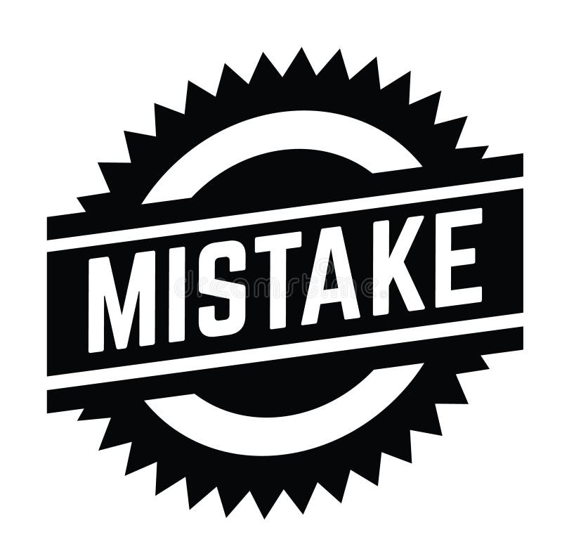 Mistake Stamp Stock Illustrations – 1,600 Mistake Stamp Stock ...