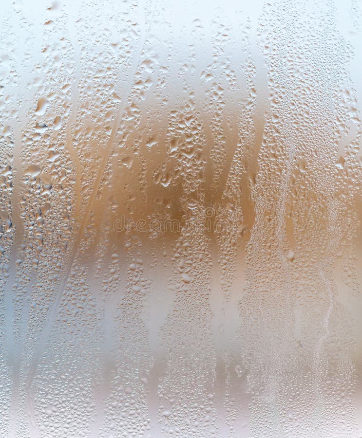 Misted glass on the window stock photo. Image of abstract - 233622126