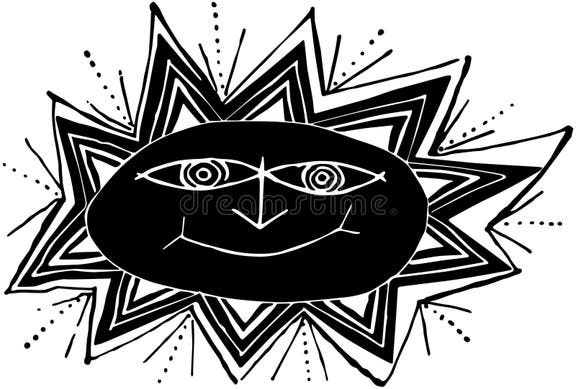 Mister Sun stock vector. Illustration of bright, rays - 42096184