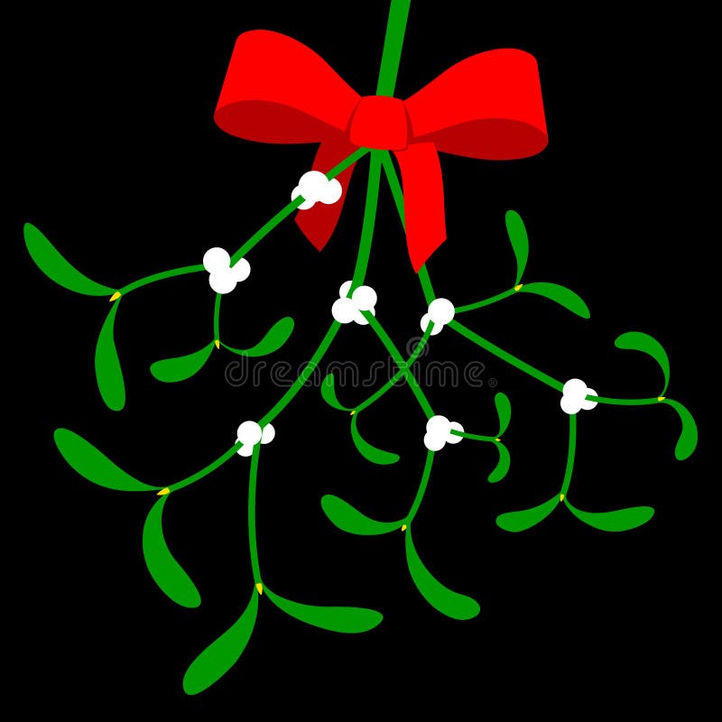Mistletoe stock illustration. Illustration of berries, loranthaceae - 73113