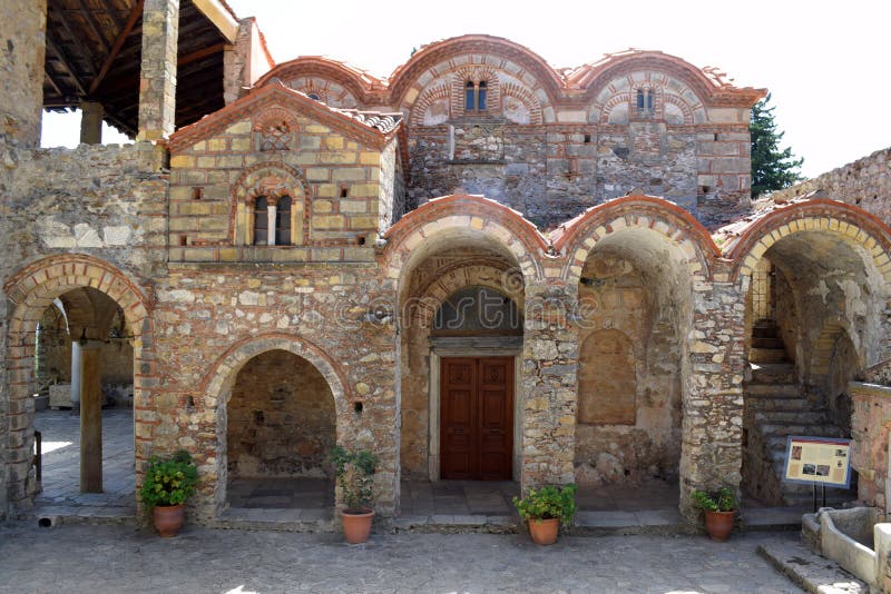 Mistra, Grecia foto de archivo editorial. Imagen de ladrillos - 102932908