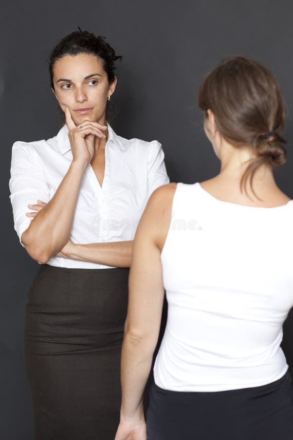 Mistrust between women stock photo. Image of haired, censure - 26404600