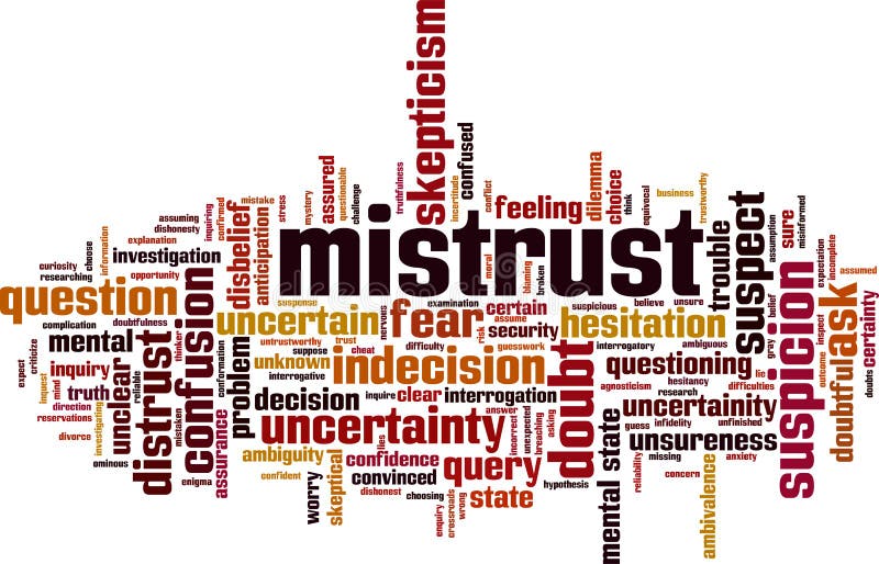Mistrust Distrust Stock Illustrations – 208 Mistrust Distrust Stock ...