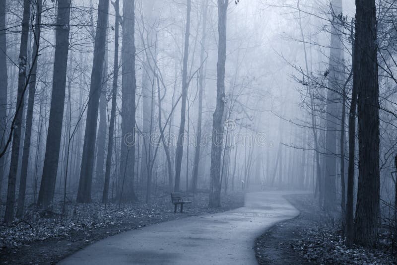 Misty alley stock image. Image of detroit, scene, misty - 28289119