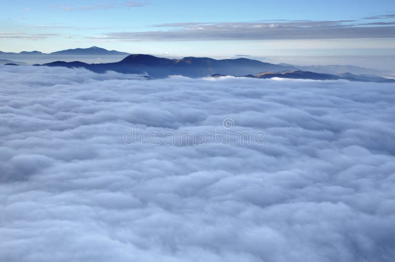 Misty clouds stock photo. Image of outdoors, horizon - 13744588