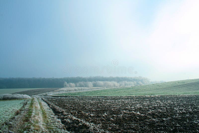 Misty and cold morning stock image. Image of channel, landscape - 2788987