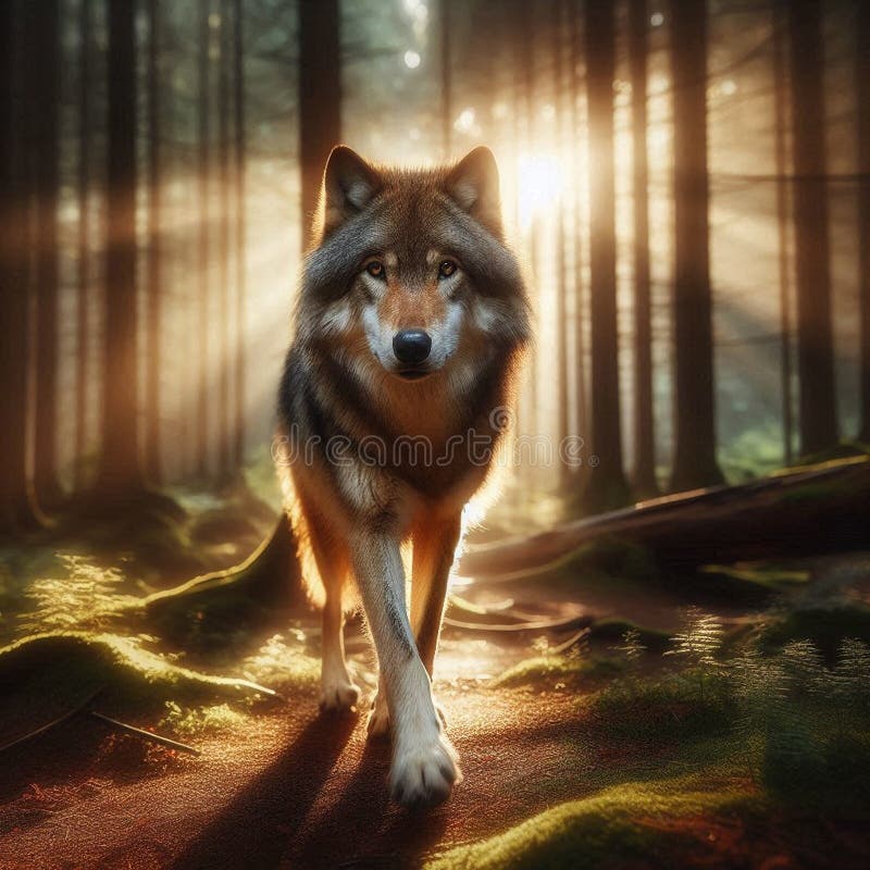 Rays, Moon and Sun, Wolf. Summer and Winter. the Beauty and Mysticism ...