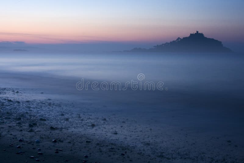 Misty island stock photo. Image of smooth, penzance, magical - 7165838