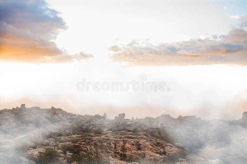Misty landscape stock photo. Image of people, rock, nature - 37370808