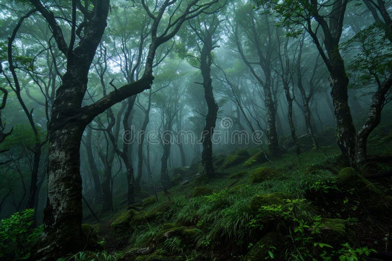 Misty Mountain Forest, Ideal for Active Hiking Adventures and Outdoor ...