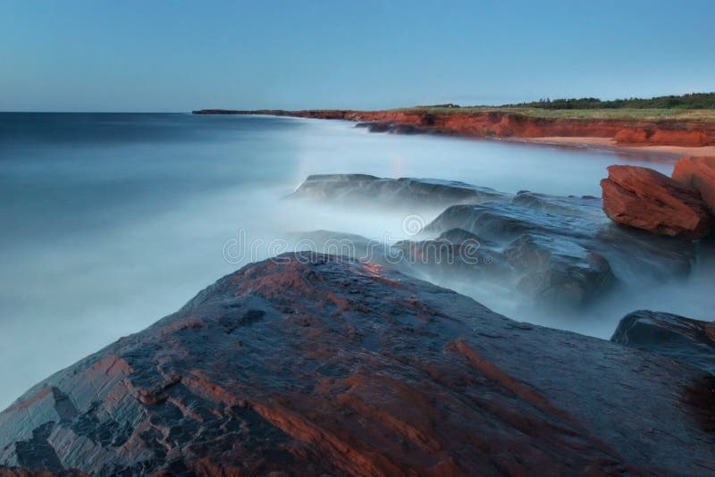 Misty Rocks stock image. Image of meules, atlantic, boulders - 1544525