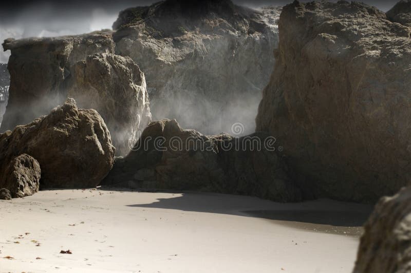 Misty Rocks stock image. Image of serenity, place, stones - 7103479