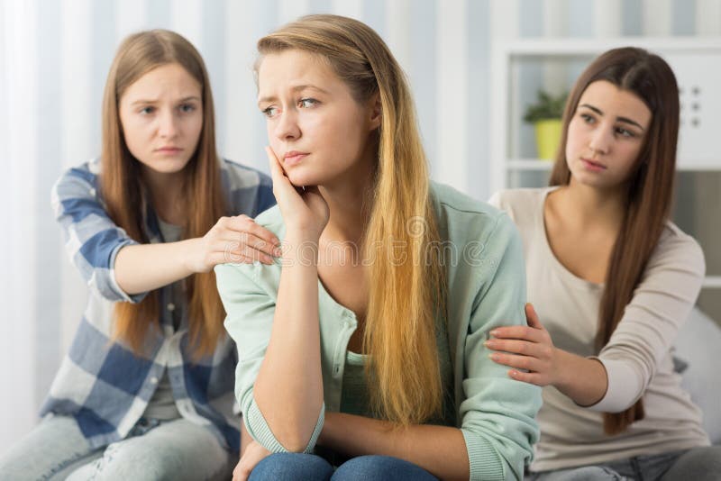 Misunderstanding between Friends Stock Image - Image of problem ...