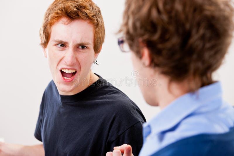 Misverstand Die En Elkaar Stellen Kwellen Stock Afbeelding - Image of ...