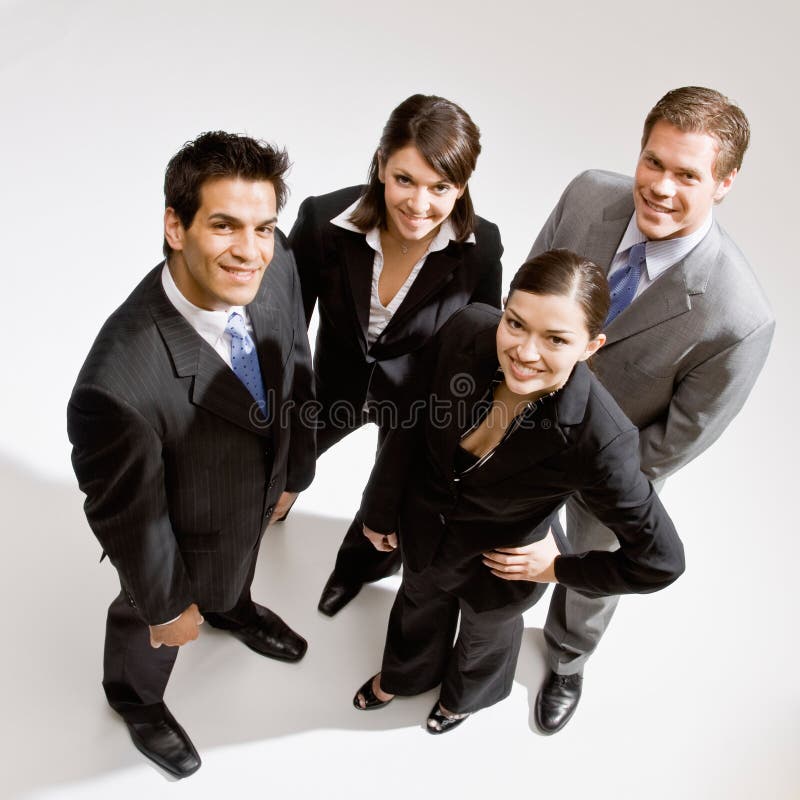 Mitarbeiter, Die in Der Gruppe Stehen Stockfoto - Bild von leute ...