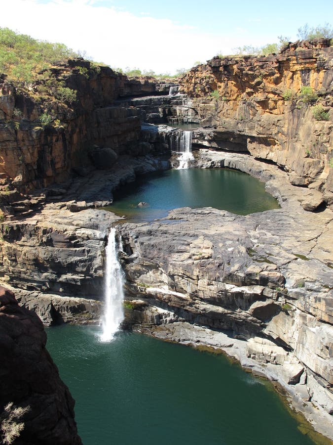 Mitchell Falls, Kimberley, West Australia Stock Image - Image of park ...
