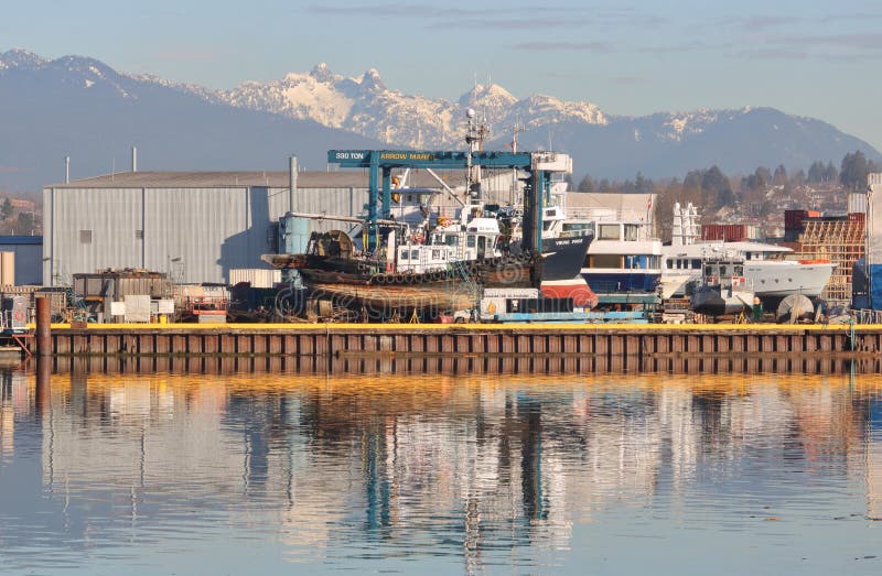 Mitchell Island Boat Repair Foto de Stock Editorial - Imagem de ...