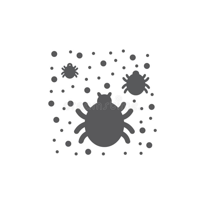 Mite Icon. Vector Signs for Web Graphics. Stock Vector - Illustration ...