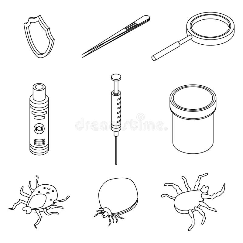 Parasite Icons Set, Isometric Style Stock Vector - Illustration of ... Parasite Icons Set, Isometric Style Stock Vector - Illustration of ...