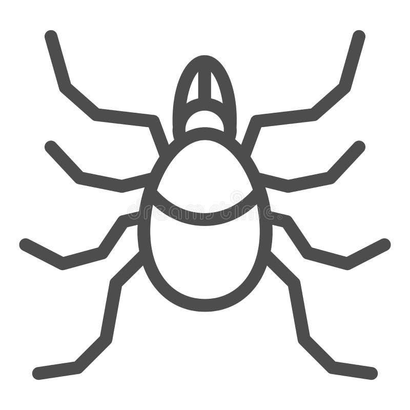 Tick Insect Line Stock Illustrations – 1,175 Tick Insect Line Stock ...