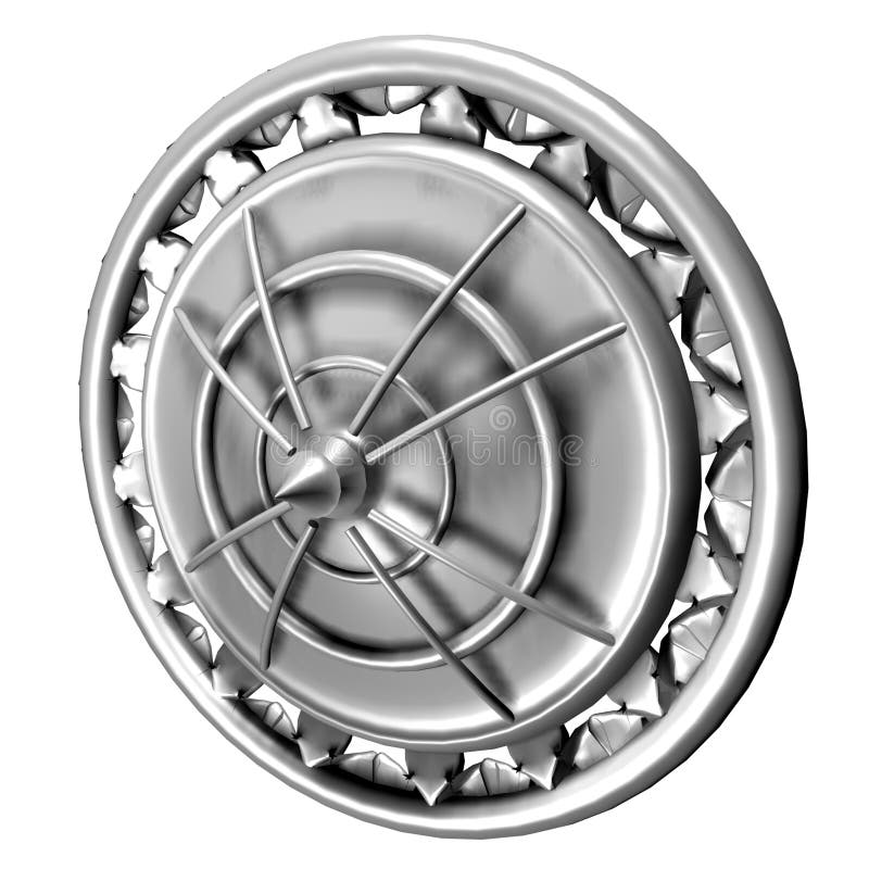 Mithril Round Shield stock illustration. Illustration of antiquities ...