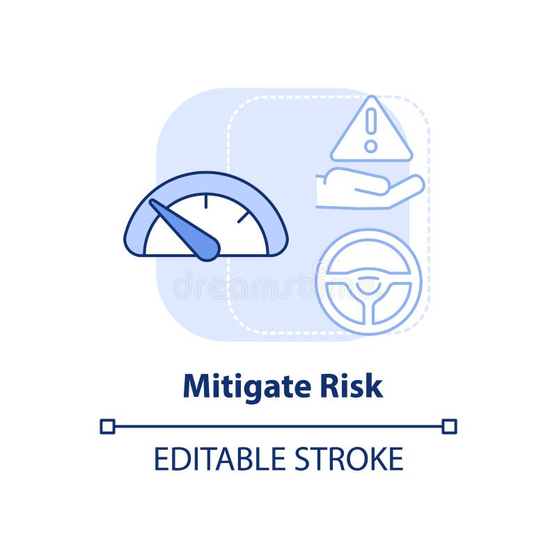 Mitigate Risk Light Blue Concept Icon Stock Vector - Illustration of ... Mitigate Risk Light Blue Concept Icon Stock Vector - Illustration of ...