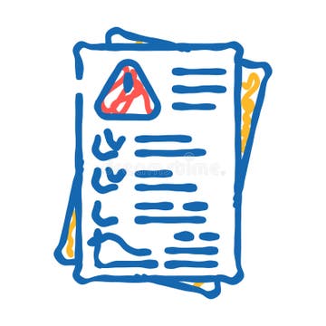 Mitigation Plan Risk Icon Doodle Illustration Stock Illustration ...