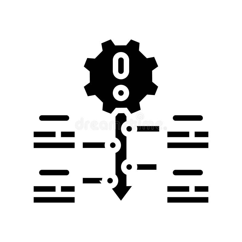 Mitigation Plan Risk Glyph Icon Vector Illustration Stock Illustration ...