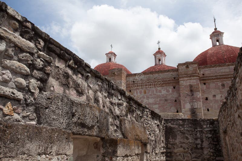 Mitla ruins stock photo. Image of center, city, antique - 89337450
