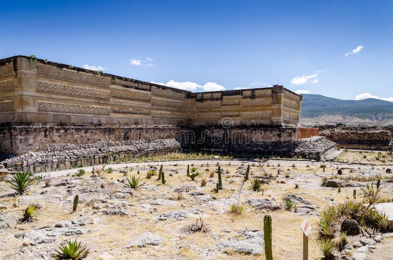 Mitla archaeological site stock photo. Image of culture - 59947110
