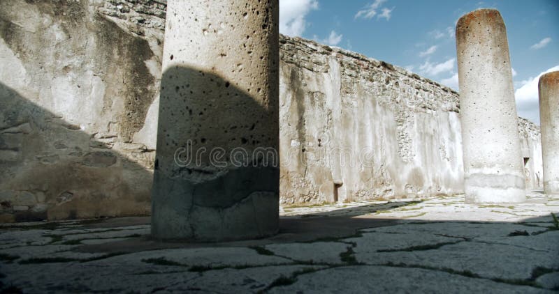 Hall of Columns Mitla Interior View Stock Video - Video of city ...