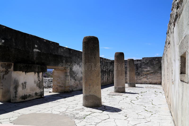 Inside Mitla ruins stock photo. Image of mexico, ancient - 88869190