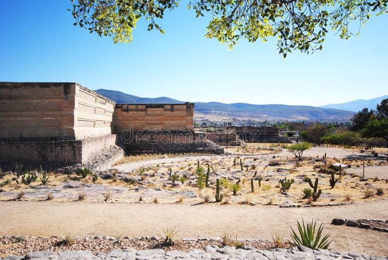 Mitla ruins stock photo. Image of center, city, antique - 89337450