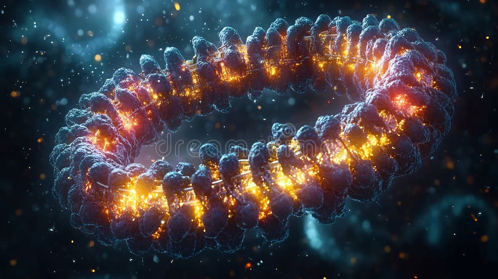 Mitochondrial Genome Mapped Showing Circular Dna Structure Genes ...