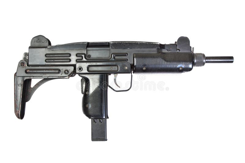 Mitragliatrice Leggera Isolata Su Bianco Immagine Stock - Immagine di ...