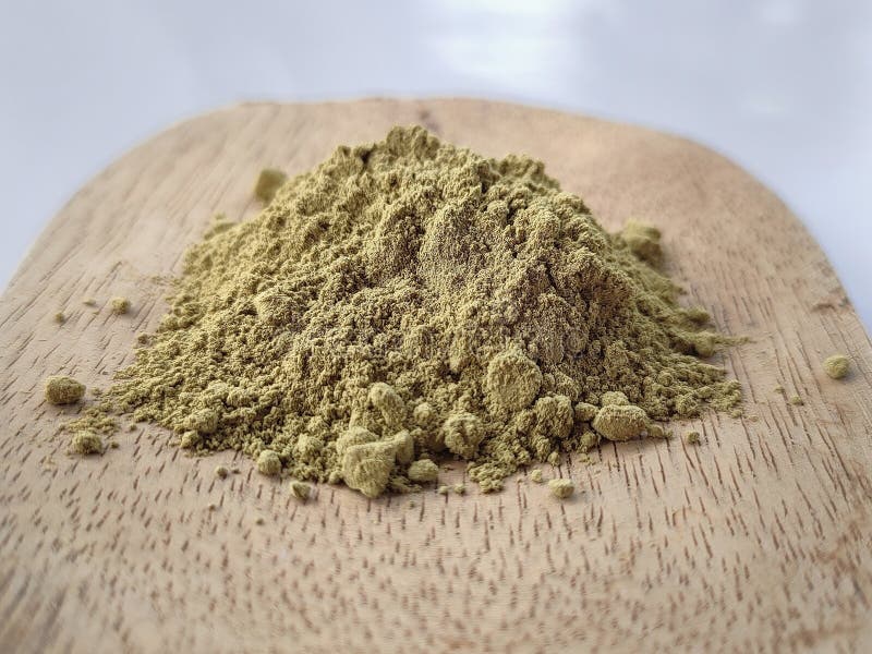 Mitragyna Speciosa Powder Kratom Stock Image - Image of chemistry ...